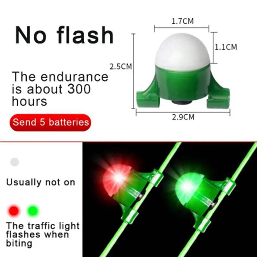 Allarme luminoso per esca da pesca visibile fino a 100m, campanelli da ...