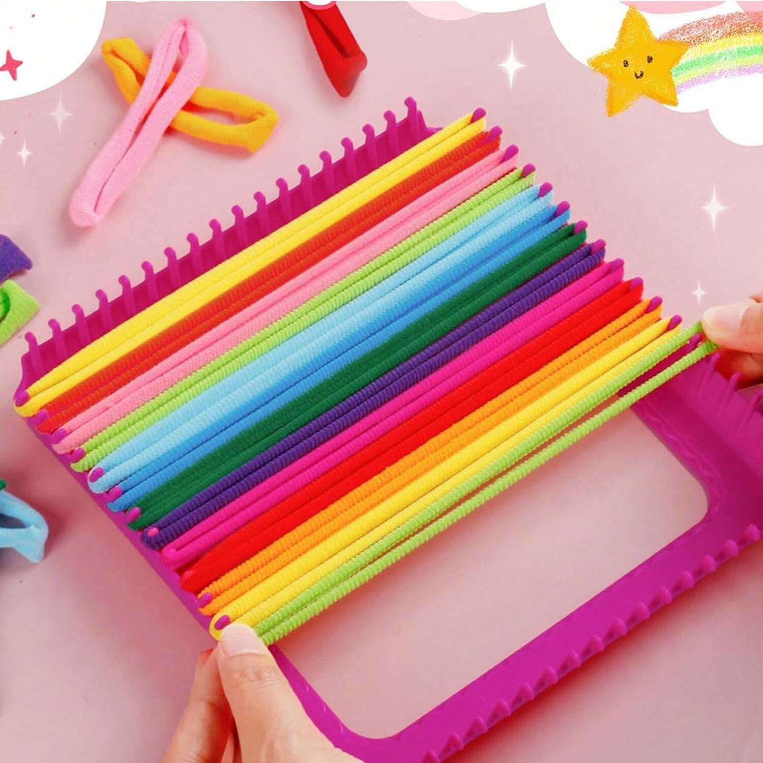 Kit de telar de tejido Juguetes para niños y adultos Telar fácil para ...