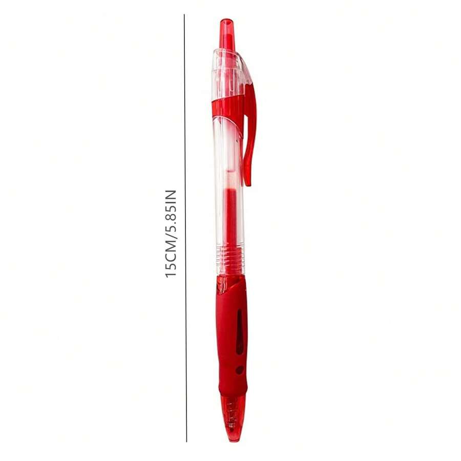 Simple Push Button Ballpoint Pen, 0.5mm Tip Water-Based Ink Pen For ...