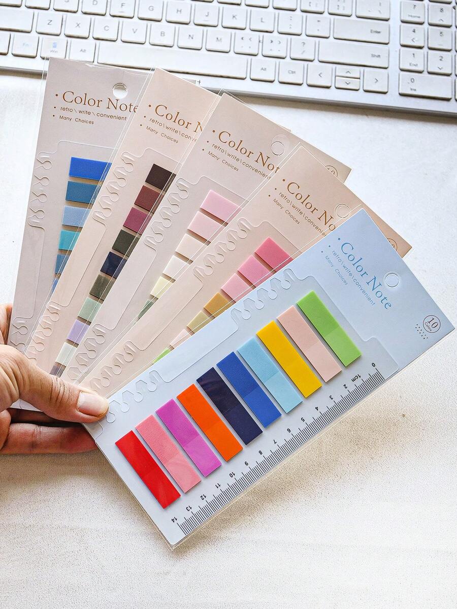 1 Index Sticker 200 PET Transparent Plastic Note Sticker Student ...