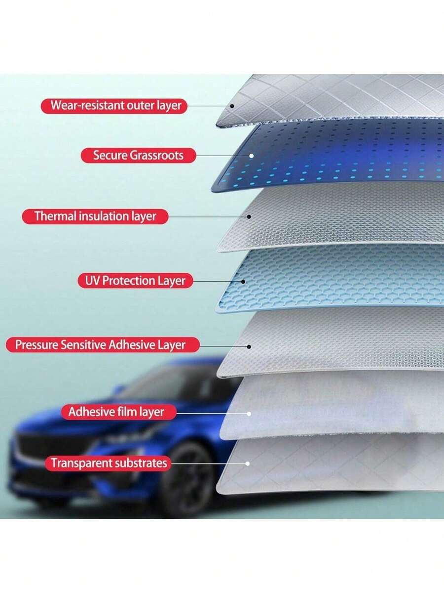 Window Tint Film Front Two Door Windows Tint Film Cars Sun Blocking ...