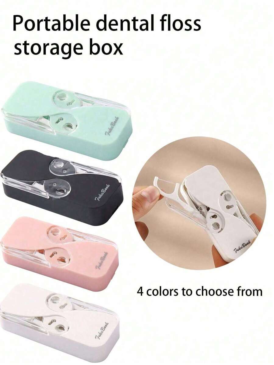Portable Dental Floss Storage Box, Home Automatic Pop-Up Storage Dental ...