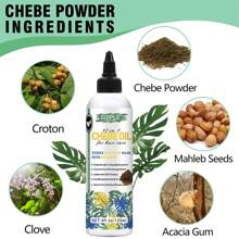 GOIPLE Natural 10 In 1 Chebe Oil & Butter Moisturizer For Scalp ...