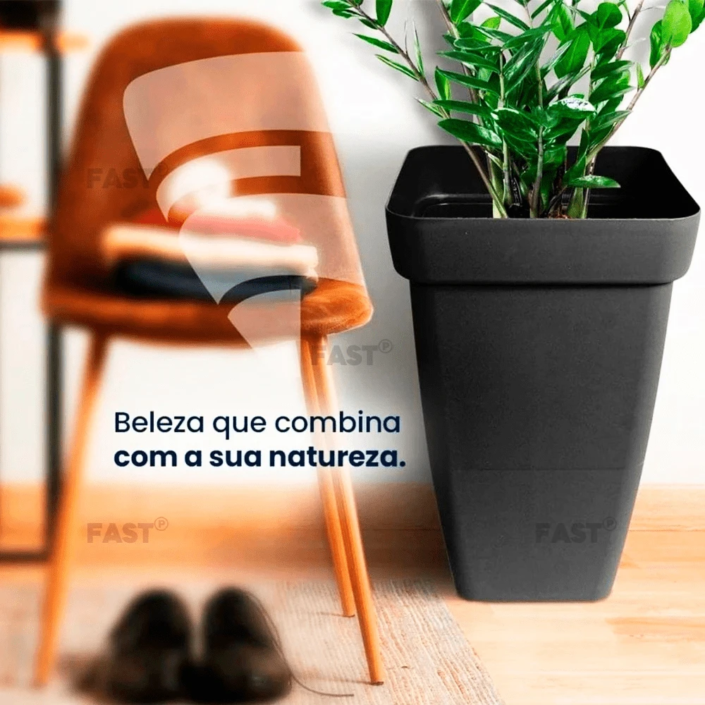 Plant Pots Kit Garden Flowers Reinforced Plastic With Plate Anti-Dengue ...
