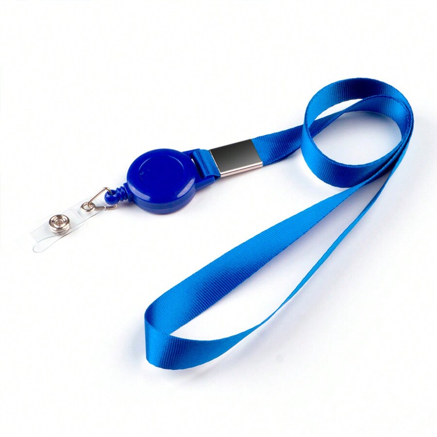 5 Chest Card Easy To Pull Buckle Telescopic Card Rope Worker's License ...