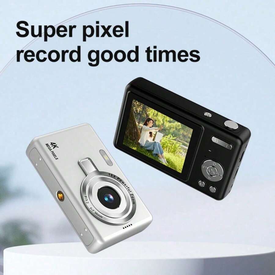 4K HD Digital Camera Camcorder Outdoor Anti-Shake Instant Photo Camera ...
