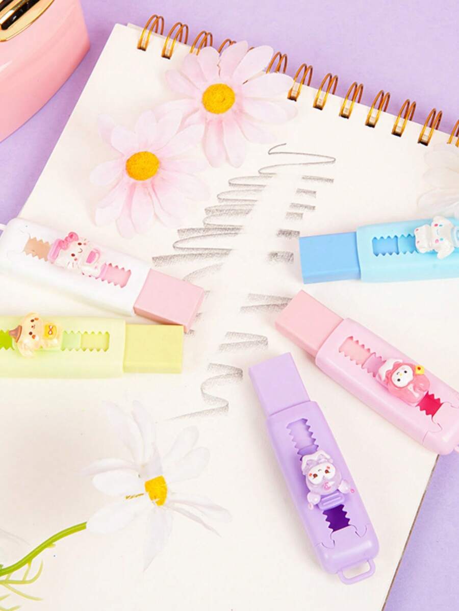Small And Exquisite Push-Pull Eraser Is Suitable For Students To Use ...