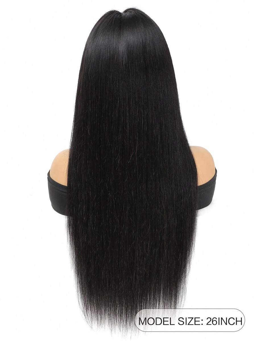 9x6 Glueless Pre Cut Lace Straight Hair Lace Closure Wigs With Pre Bleached Knots, Wear GO Wigs ...