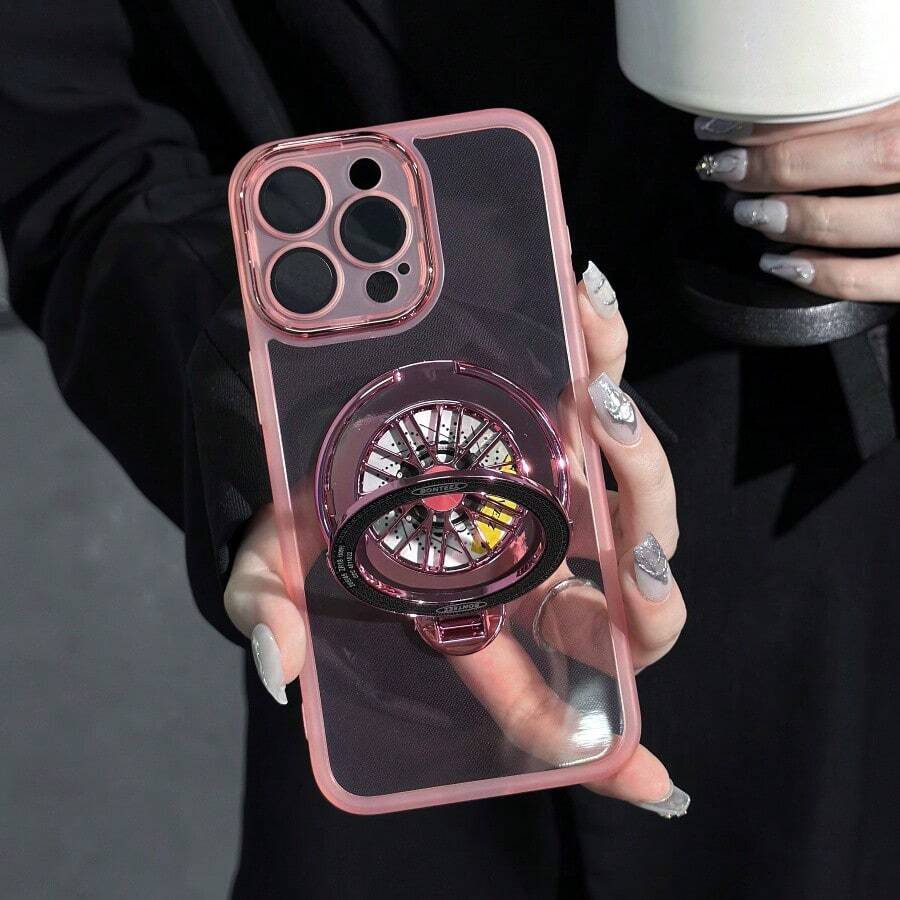 2025 Y2K New Phone Case With Lens Protection And Magnetic Gyro Holder ...