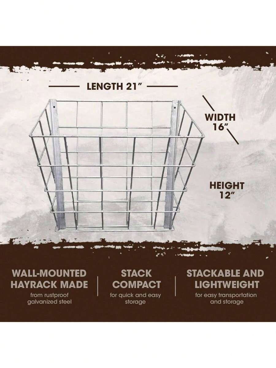 SGGBF Wall Mounted Rustproof Galvanized Steel Sheep, Goat, Horse, And ...