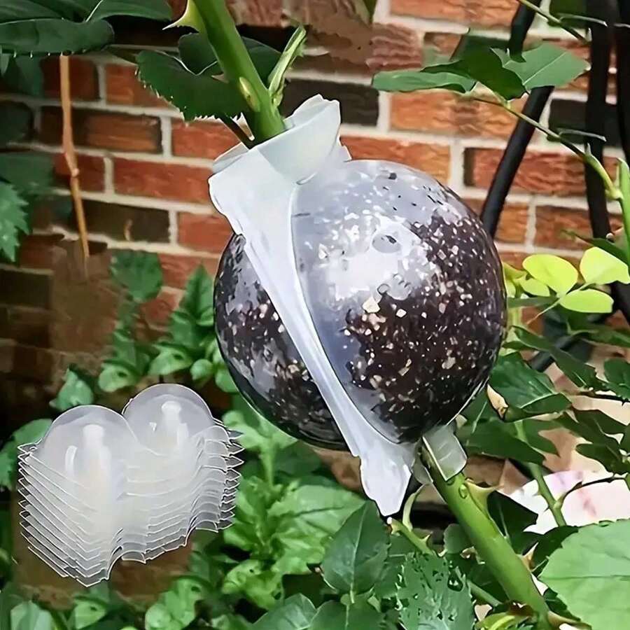 10-Pack Reusable Plant Rooting Pods - Rapid Cloning Air-Layering ...