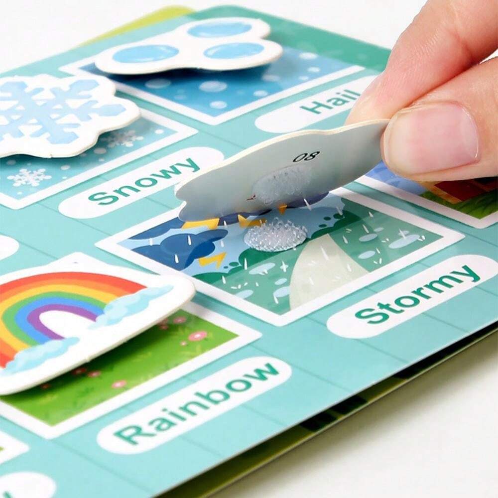 Enlightenment Early Education Cartoon Quiet Sticker Book Cognitive ...