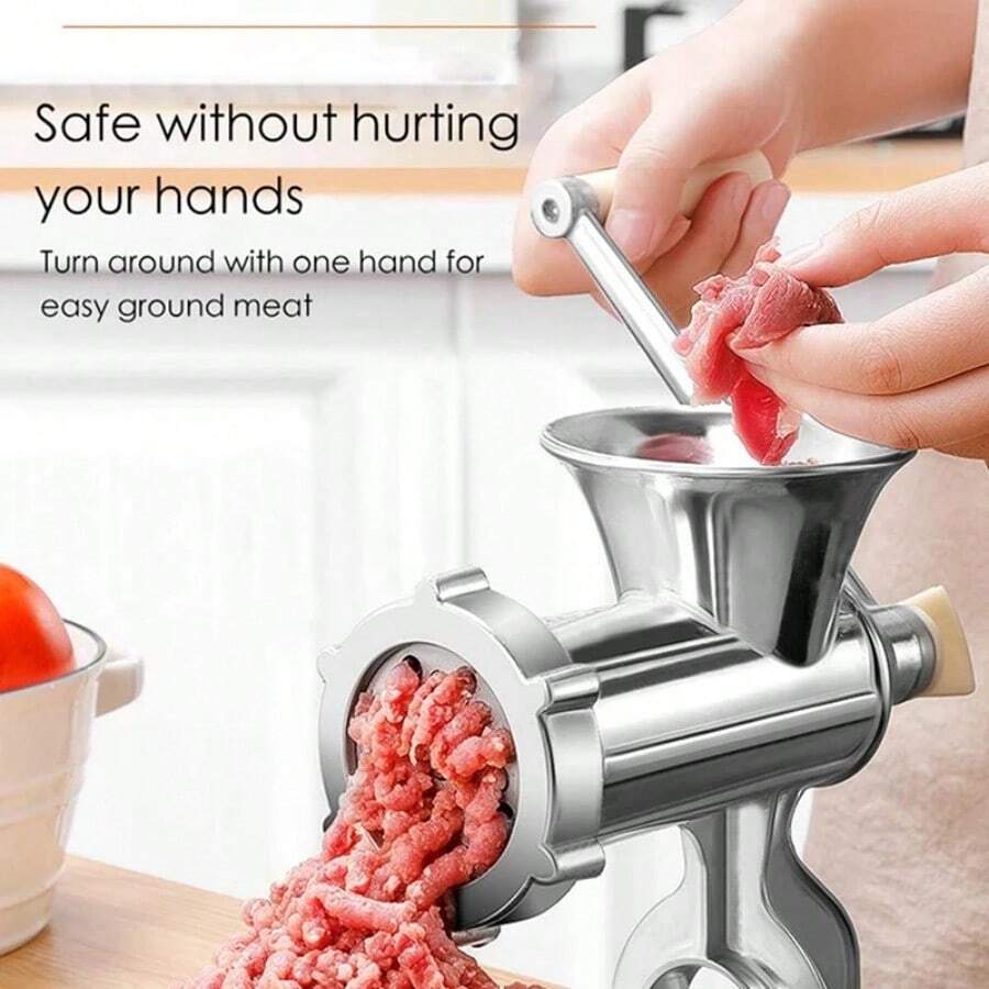 1pc Adjustable Heavy Duty Meat Mincer Grinder Hand Operated Manual ...