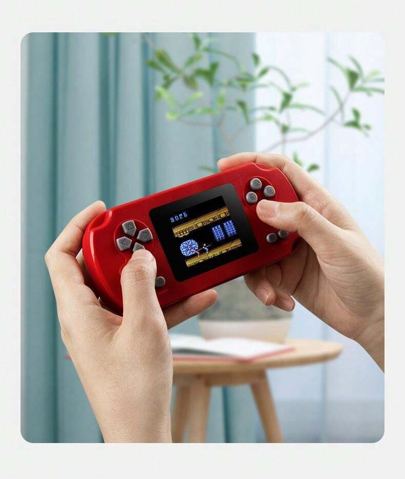 GAMINJA 8-Bit Handheld Game Console With 128 Classic Games, Mini Retro Portable Game Player With ...