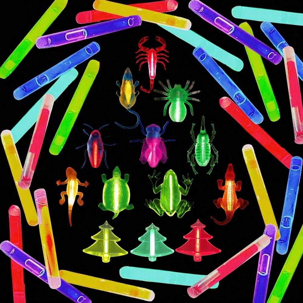 1/5/10/20/30PCS Mini Glow Sticks, Mini Critters Sticks, Glow In The ...