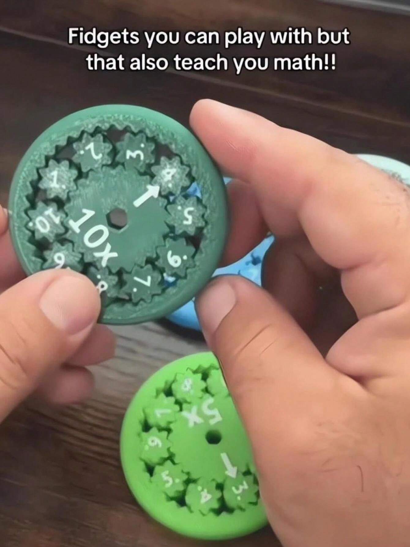 Math Educational Toy Finger Spinner, Arithmetic Addition Subtraction ...