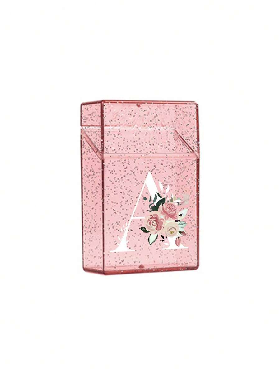 Snowflake Cigarette Box With White Daisy Letters A-Z Printed On It ...