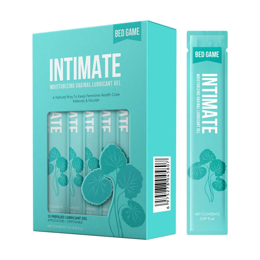 Intimate Moisturizing Feminine Lube For Women And Men Disposable Prefilled Massage Gel 10 Pcs