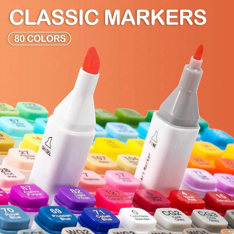 Marker 80 Colors Graphic Marker Pen Art Sketch Twin Marker Pen ...