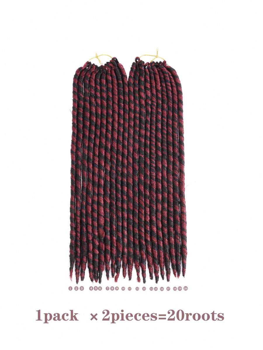 1Pack Goddess Locs Crochet Hair 12Inch Pre Looped Straight Soft Faux ...