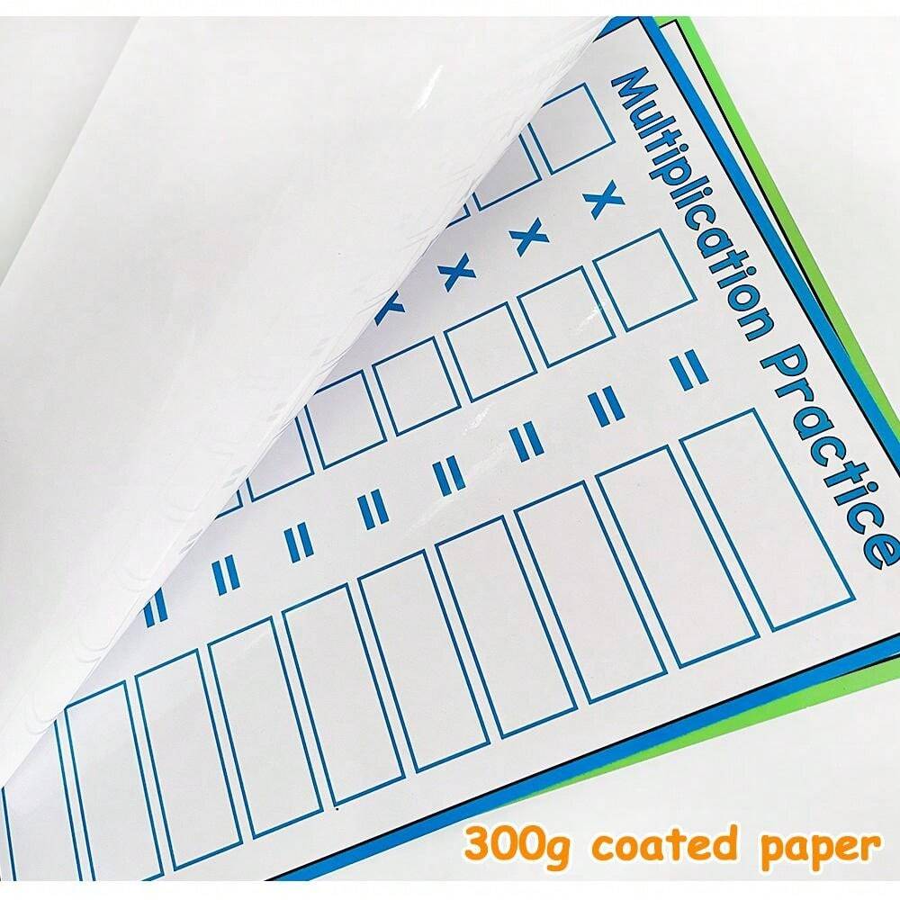Dry Erase Multiplication Chart Multiplication Table Times Table Math ...