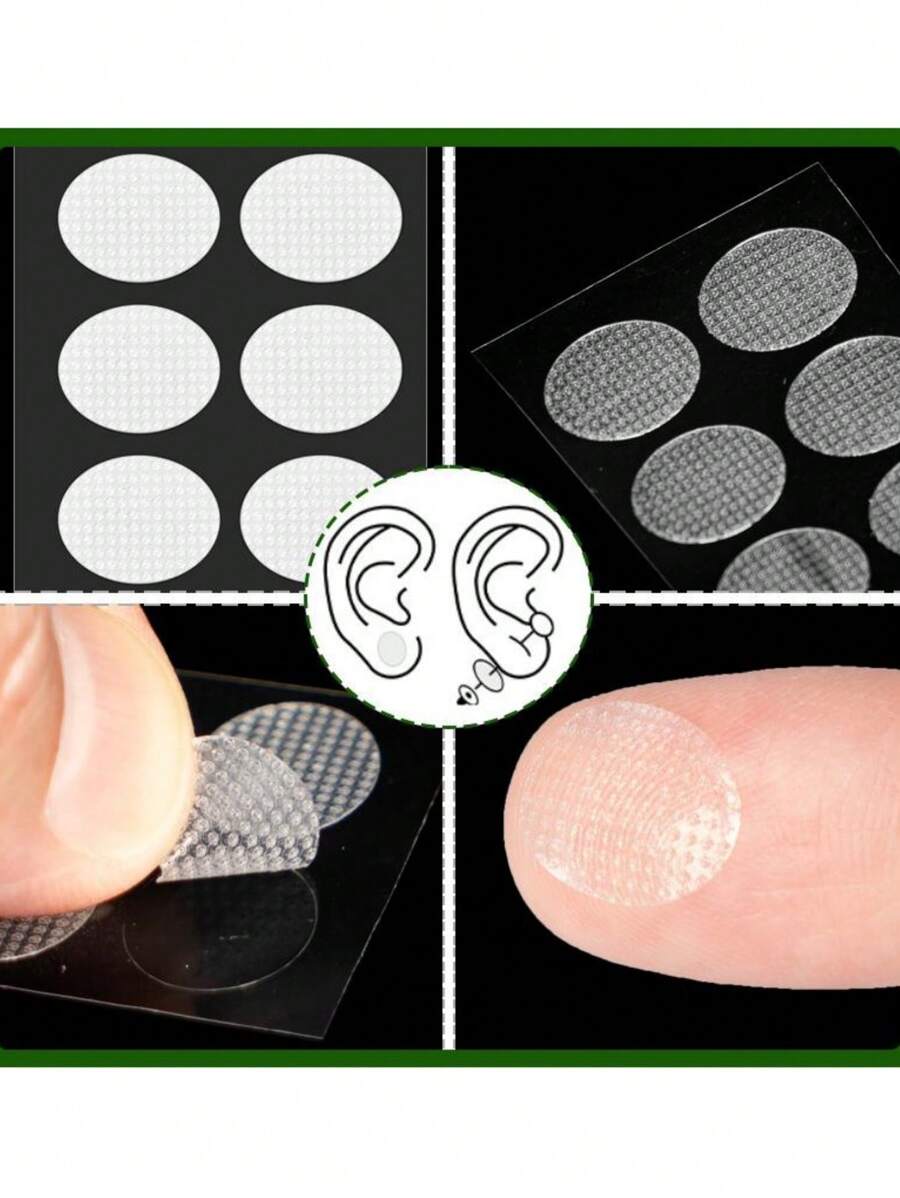 100 Pcs, Ear Patches Are Ideal For Elongated Earlobes And Relieve ...