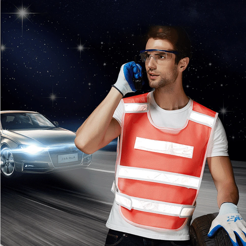 Fishing Net Lattice Reflective Vest, Reflective Vest, Vest, Mesh ...