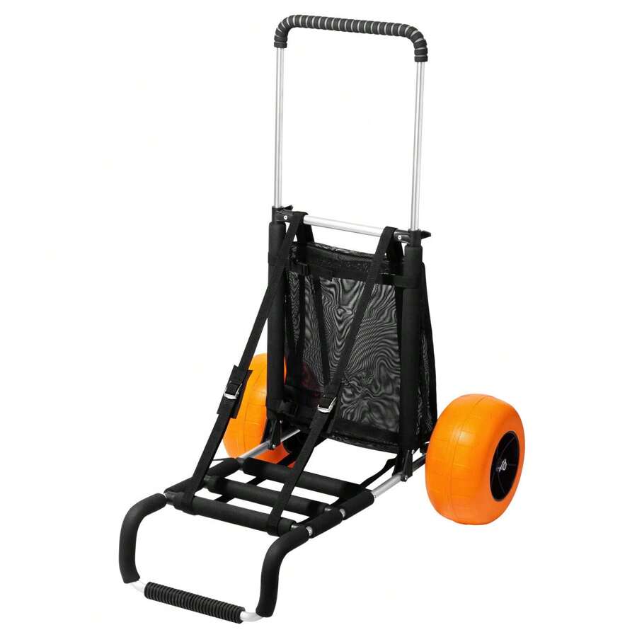 VEVOR Beach Sand Cart Beach Wagon For Sand 12 In Foam Wheels Beach ...
