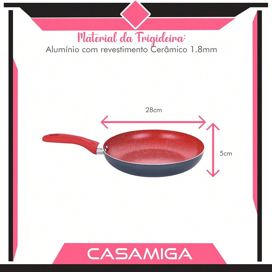 Kit Of 2 Frying Pans With Onix Ceramic Coating 1.8mm 28cm | Mode en ...