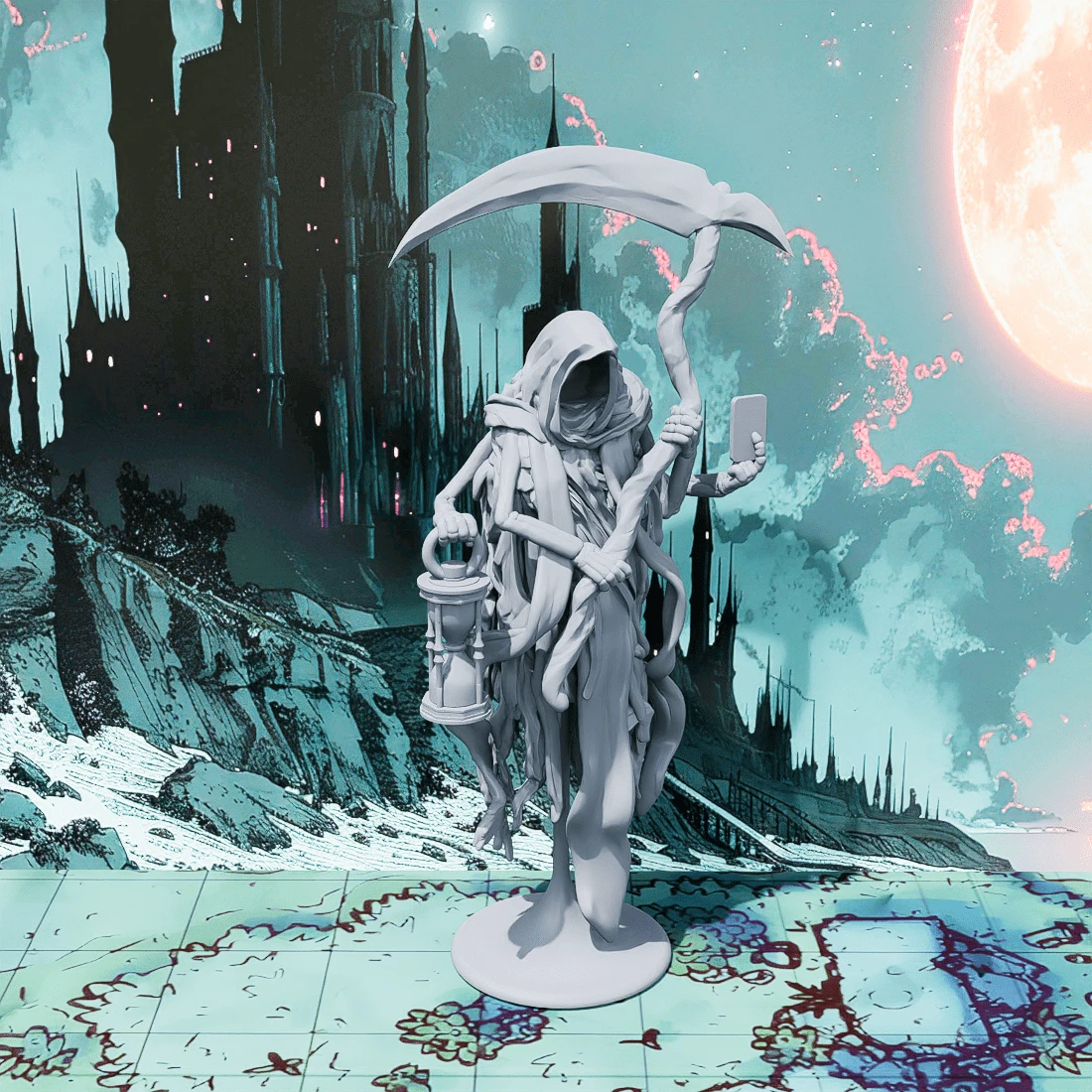 Reaper Wraith D&D Miniaturas TRPG Acessório Anime & Personagem de Jogo ...