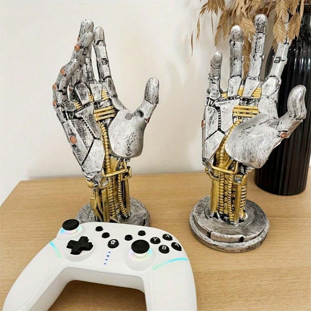 Cyberpunk 3D Printed Game Controller Holder - Multi-Functional Desktop ...