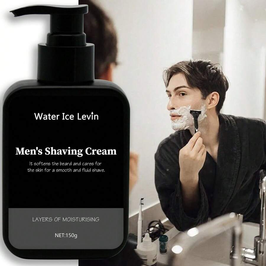 Men's Shaving Cream With Hyaluronic Acid & Coconut Oil: Provides A ...