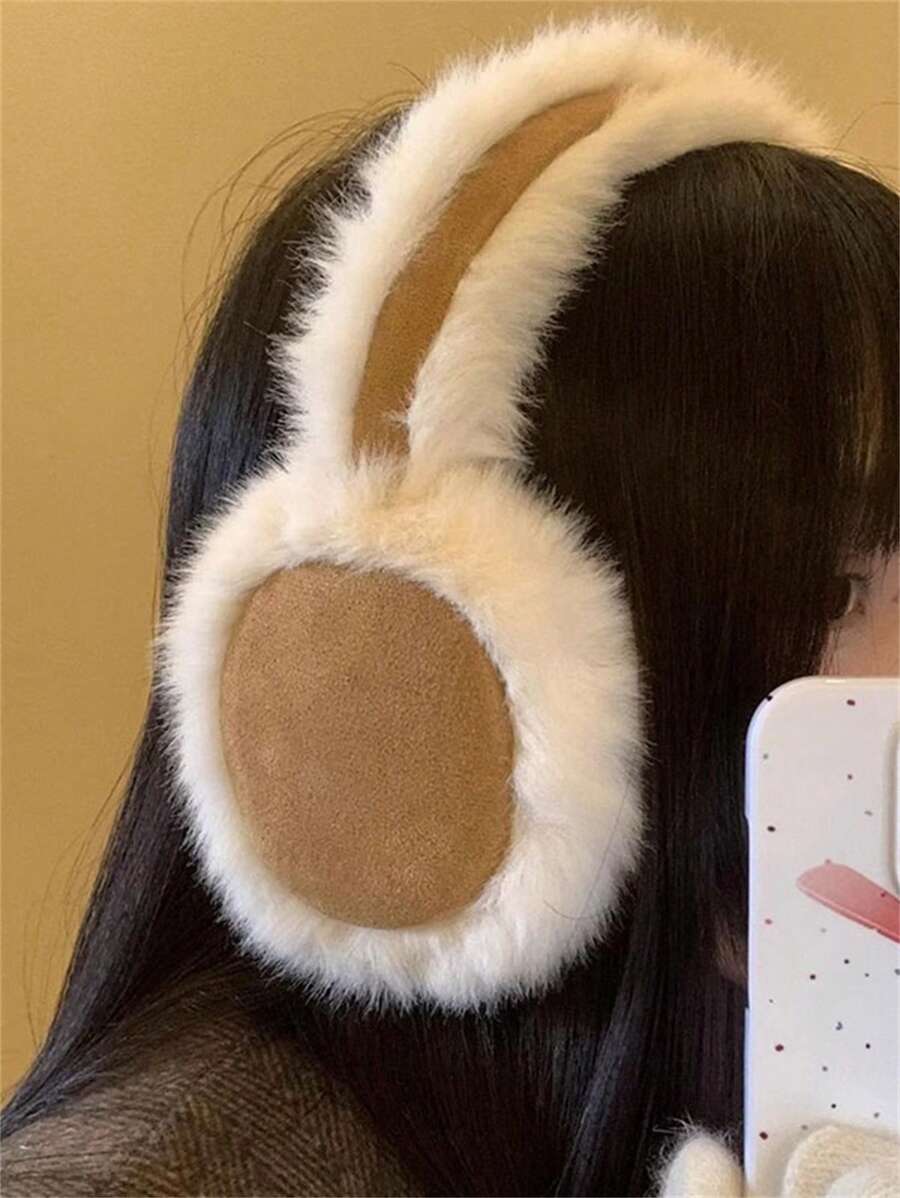 Plush Earmuffs For Winter Warmth, Thickening For Cold Protection ...