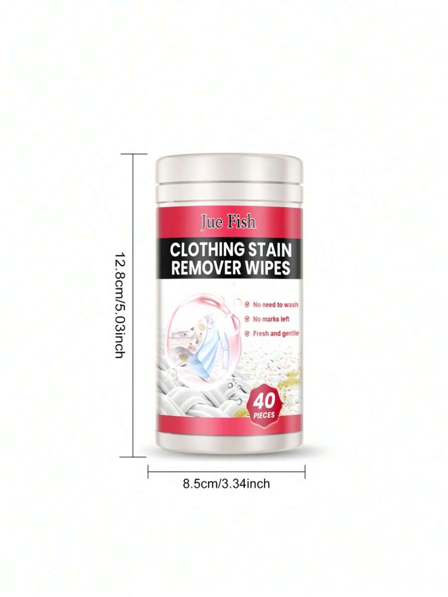 Clothing Stain Remover Wet Wipes - Gentle Cleaning For Stubborn Stains ...