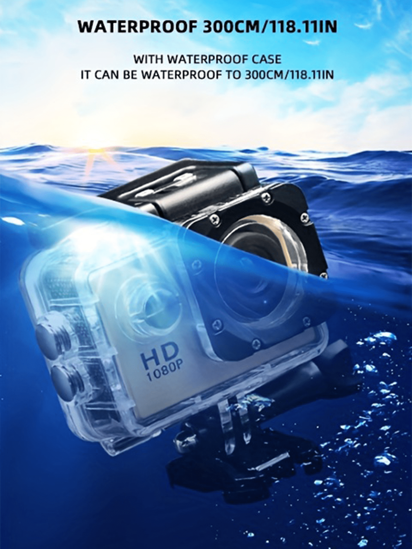 Outdoor Waterproof Sports DV Waterproof Diving Camera Underwater Sports ...