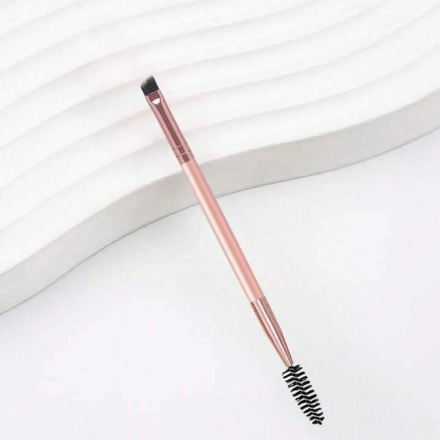 Double-Ended Spiral Eyebrow Brush With Angled Tip, Makeup Tool For ...