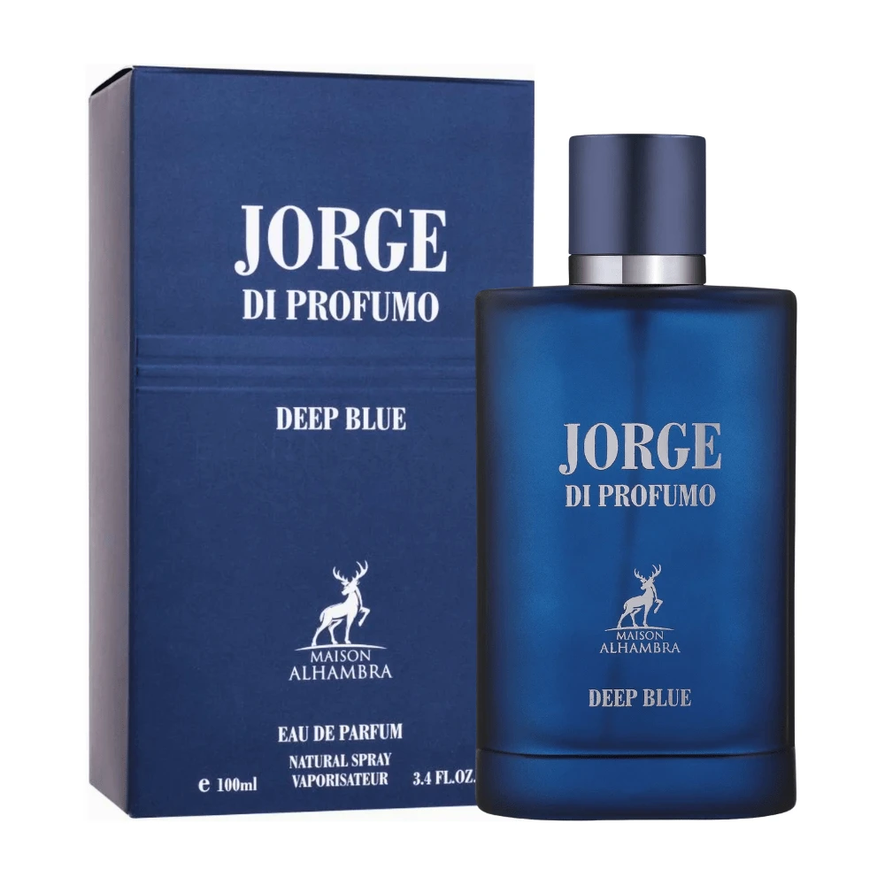 Lattafa Maison Alhambra Jorge Di Profumo Deep Blue 3.4oz EDP By Lattafa ...