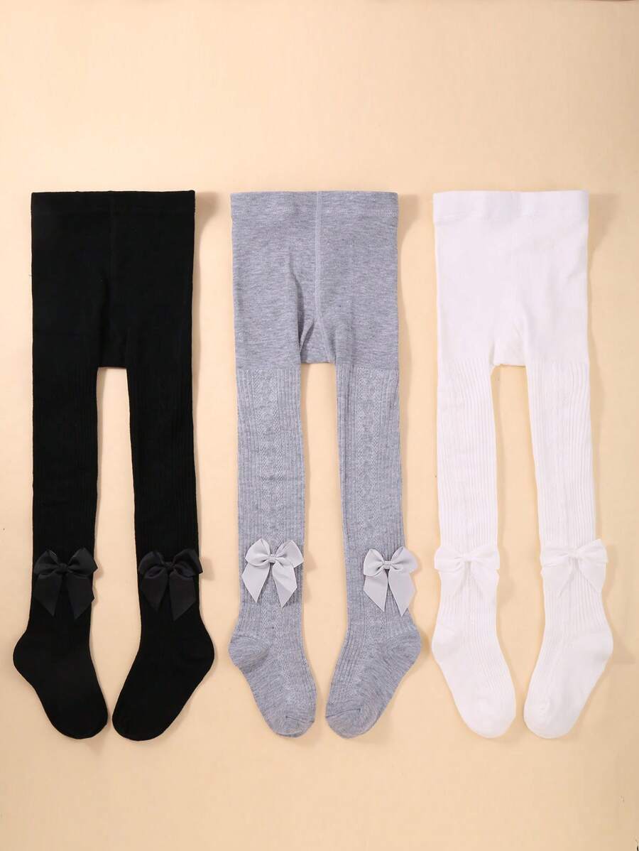 Girls Stocking 2024 Spring Tight For Toddler Baby Hollow Infant Ribbed ...