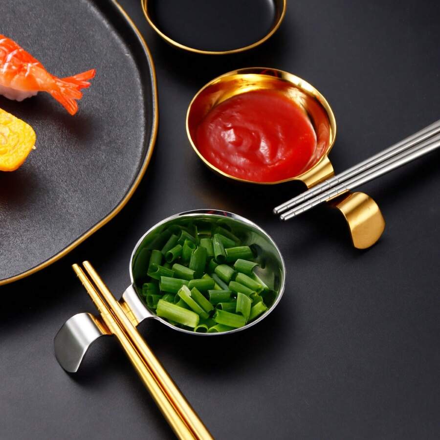 304 Stainless Steel Sauce Dishes, Barbeque Seasoning Dish, Dry ...