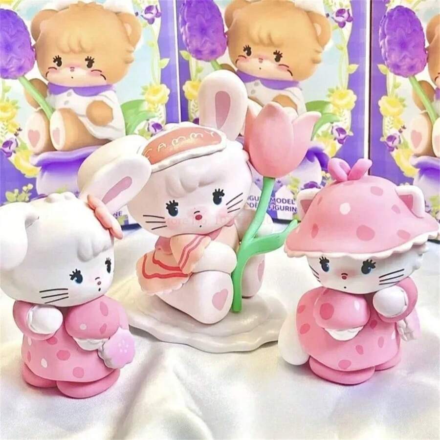 Miniso Mikko Flower Series Blind Box Figure Ornaments, Home Decoration ...