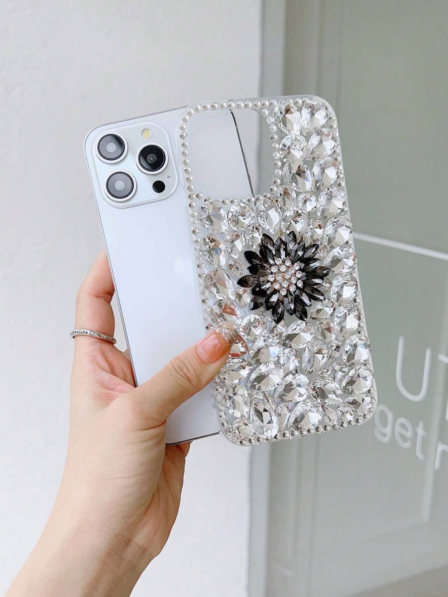 Luxury Fully Rhinestone Phone Case With Compatible With IPhone 16 Pro ...