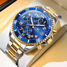 OLEVS. OLEVS Mens Watch Fashion Minimalist Chronograph Quartz Analog ...