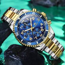 OLEVS. OLEVS Mens Watch Fashion Minimalist Chronograph Quartz Analog ...