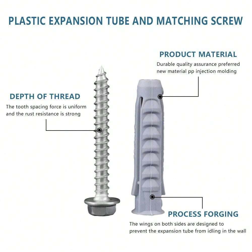 10 Sets Of LCD TV Bracket Expansion Screws Tetrahedral Plastic ...