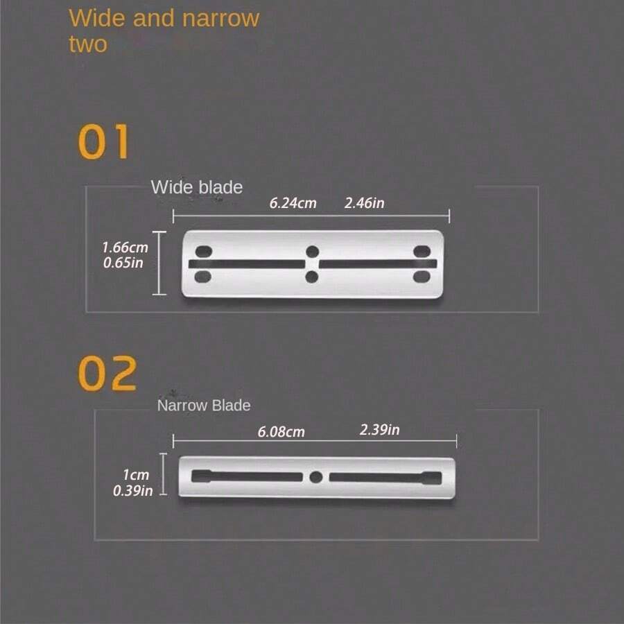 Xirui Wide And Narrow Blade Shaver Shaving Blade 74 New Double Sided ...
