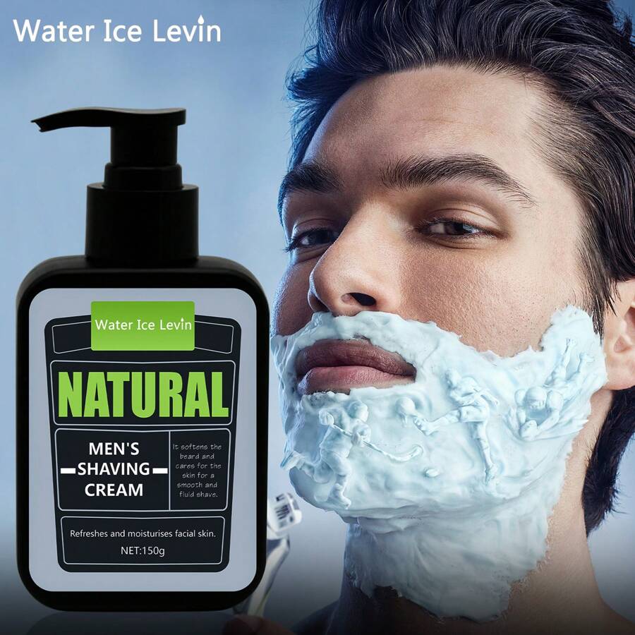 Men's Natural Shaving Cream, Rich Lather For Easy Shaving, Gentle For ...