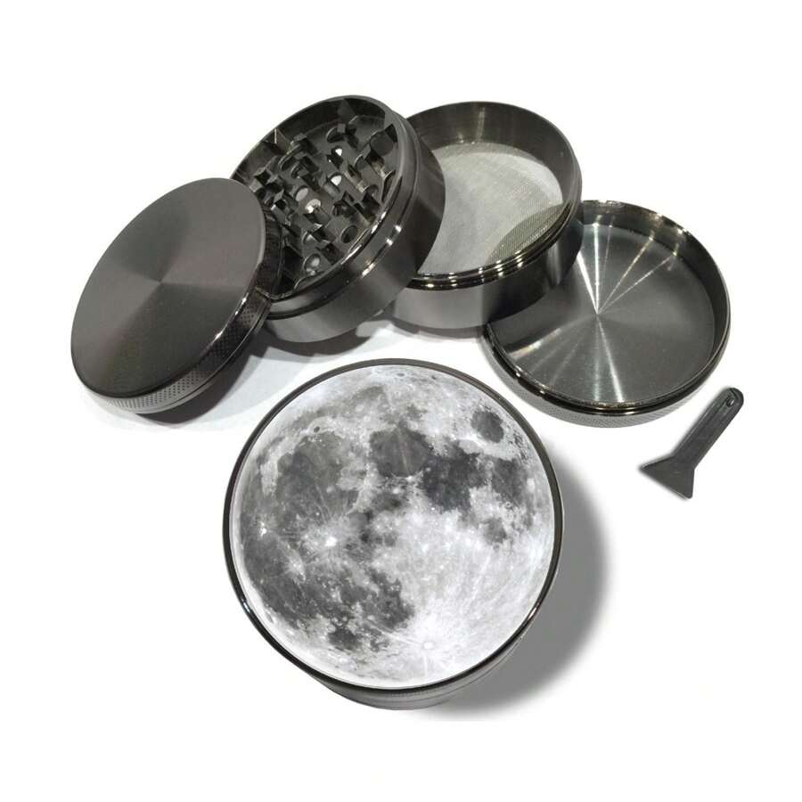 Full Moon Grinder, XL Grinder With Guard, Moon Grinder, Whimsigoth ...
