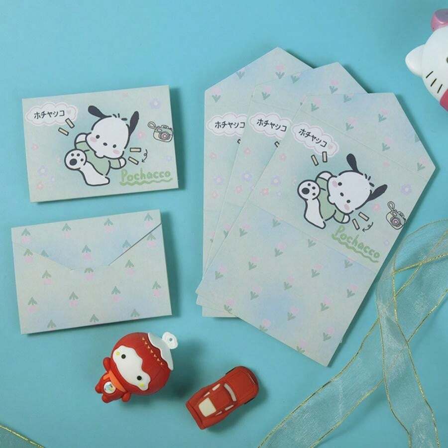 High Appearance Level Series Three Fold Card Niche Cute Send Friends ...