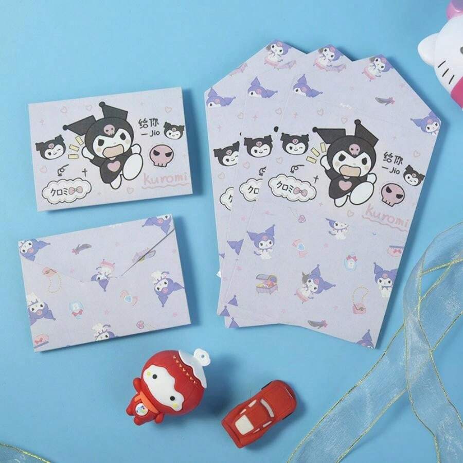 High Appearance Level Series Three Fold Card Niche Cute Send Friends ...