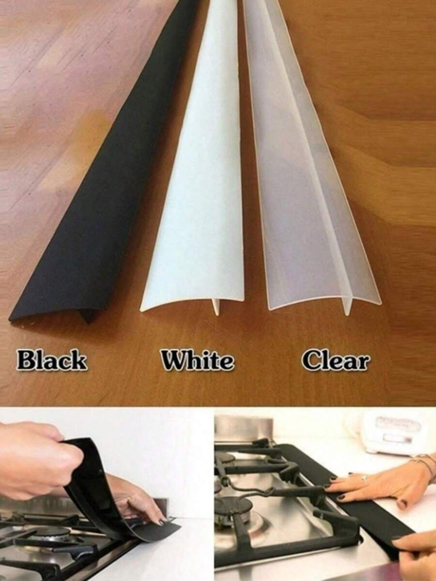 Silicone Stove Gap Cover, Kitchen Counter Gap Filler, Heat Resistant ...